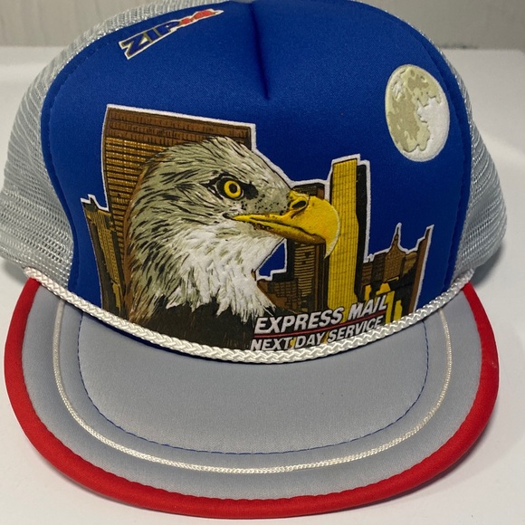 U S CROWNCO | Accessories | Vintage Usps Mesh Snapback Trucker Hat Osfa ...